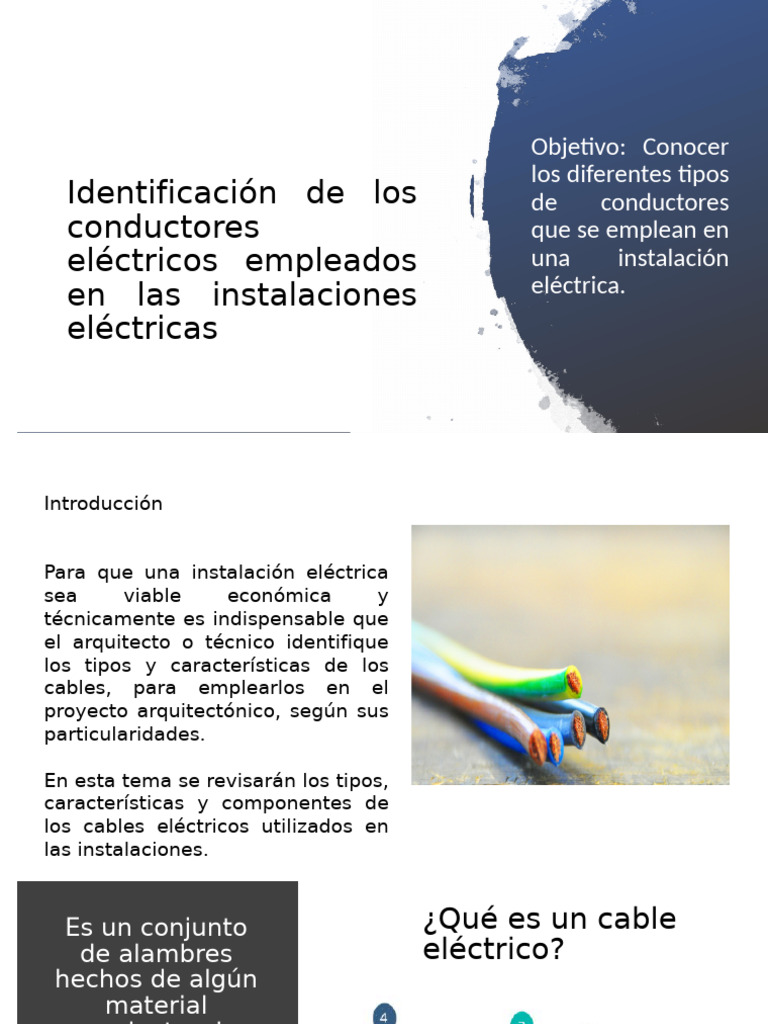 Tipos de conductores eléctricos esenciales | PDF | Aislador ...