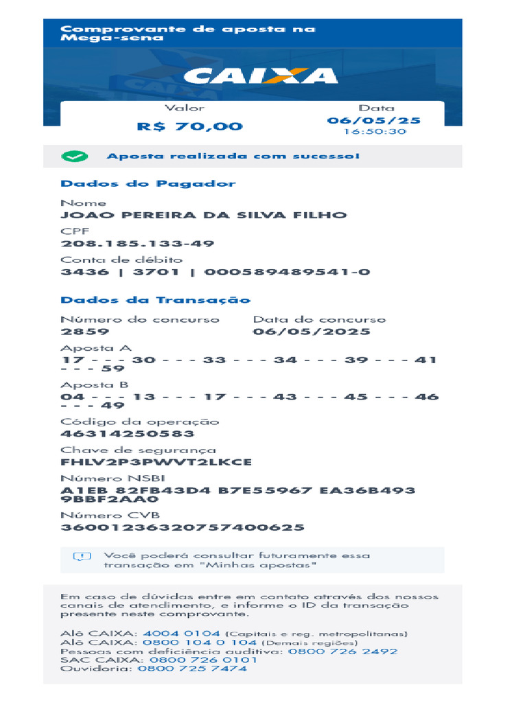 Comprovante2025 05 06 - 165038 | PDF