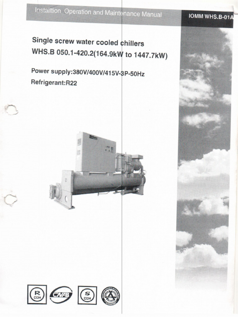 Catálogo Chiller Mcquay Edificio SCL | PDF