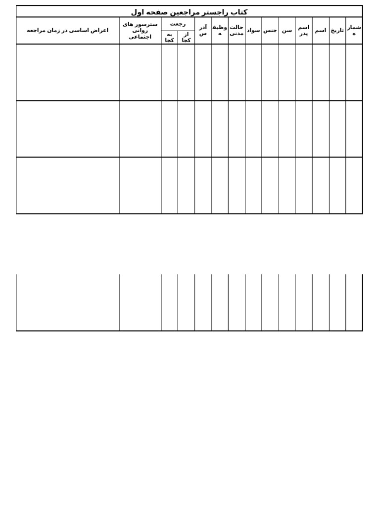 Clients Registration Book | PDF