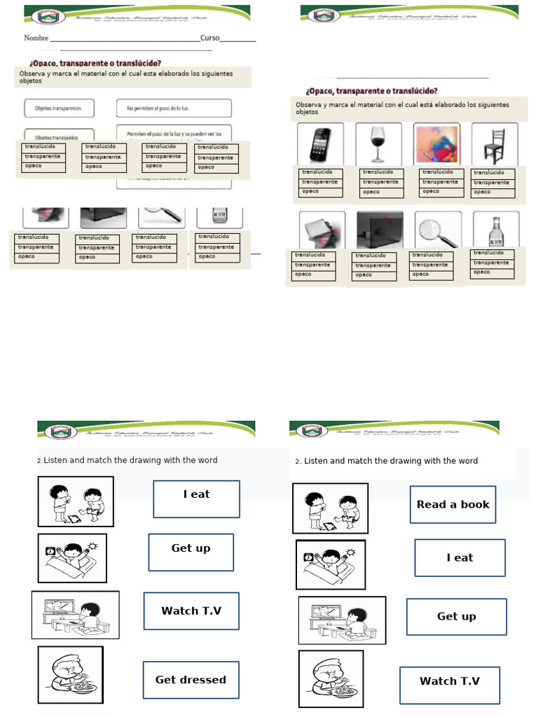 Obetos Trslucios | PDF | Ciencias fisicas | Materiales transparentes