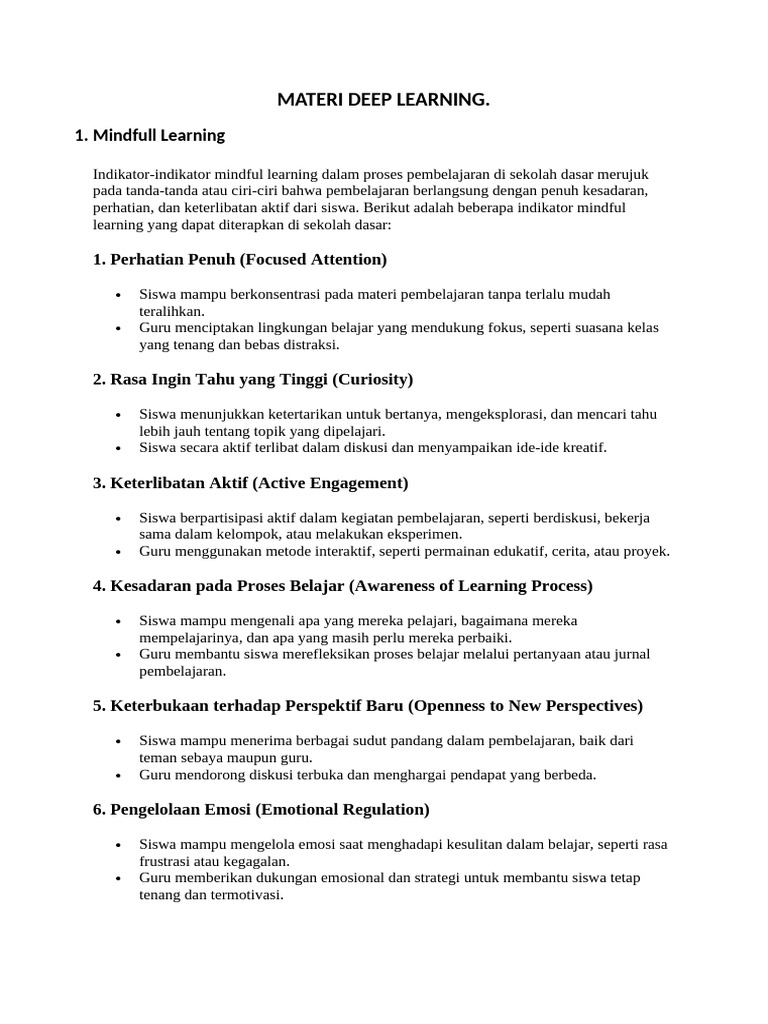 Materi Deep Learning | PDF