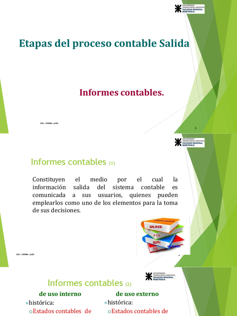 1.3. Informes contables | PDF | Contabilidad | Estado financiero
