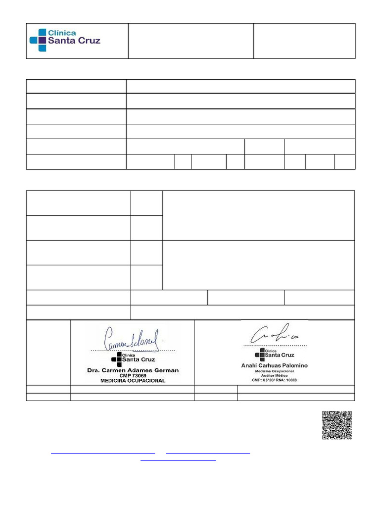 01 FORMATO PASE DE VISITA - JHON SANTOS OSCANOA | PDF | Póliza de ...