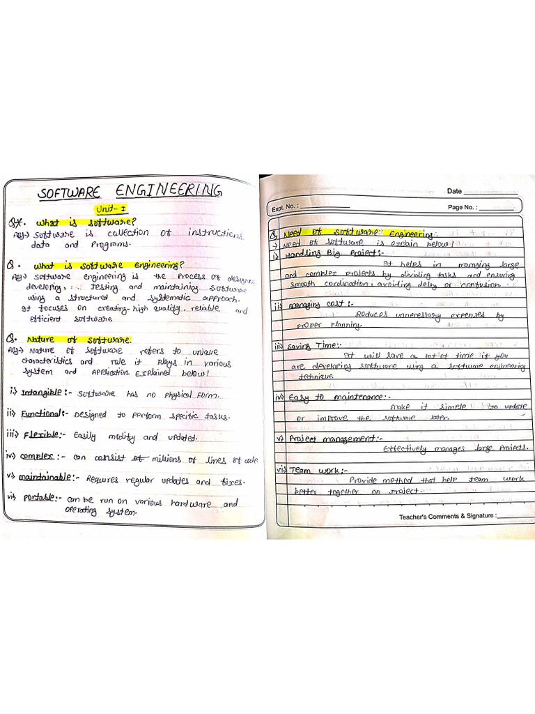 SE Notes | PDF