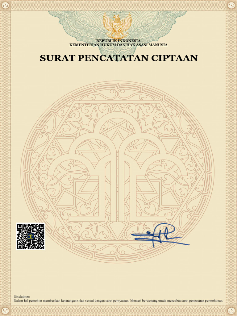 Pencatatan Hak Cipta Batik BPD PABPDSI | PDF