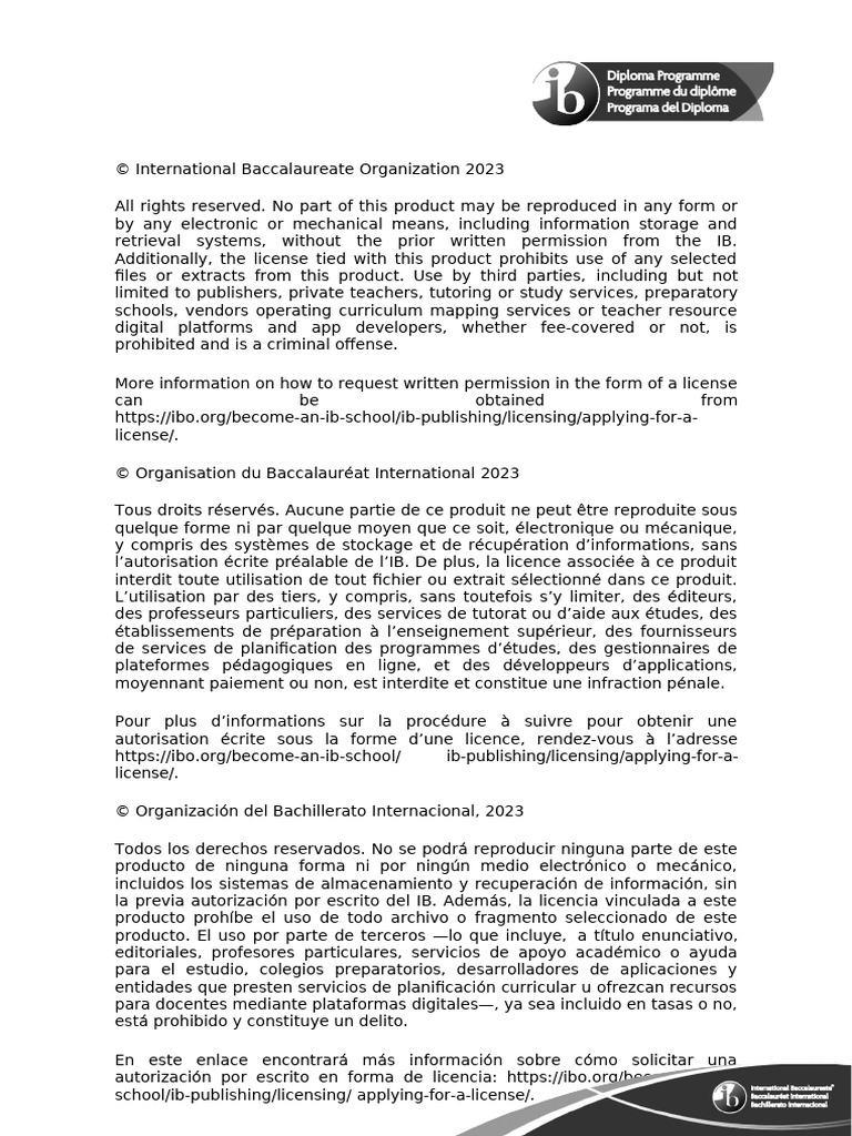 2023 May - Spanish - Ab - Initio - Paper - 1 - TZ1 - SL - Spanish | PDF