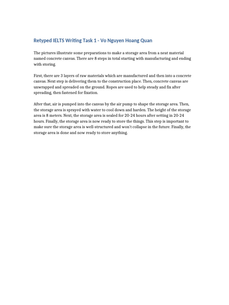 IELTS Writing Task1 Quan Nhung | PDF