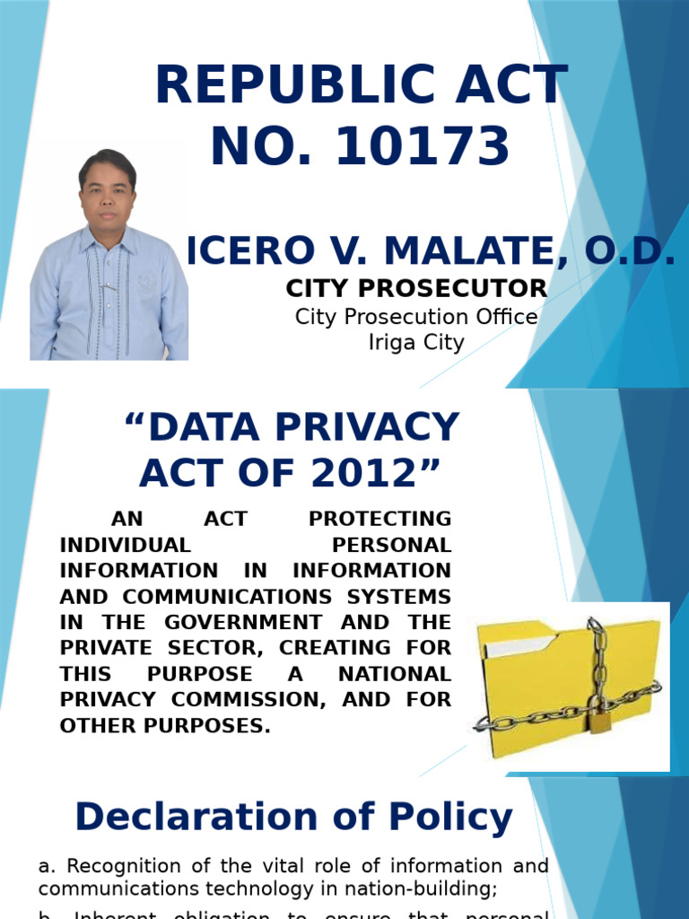 Data Privacy Act Powerpoint Final | PDF | Privacy | Information