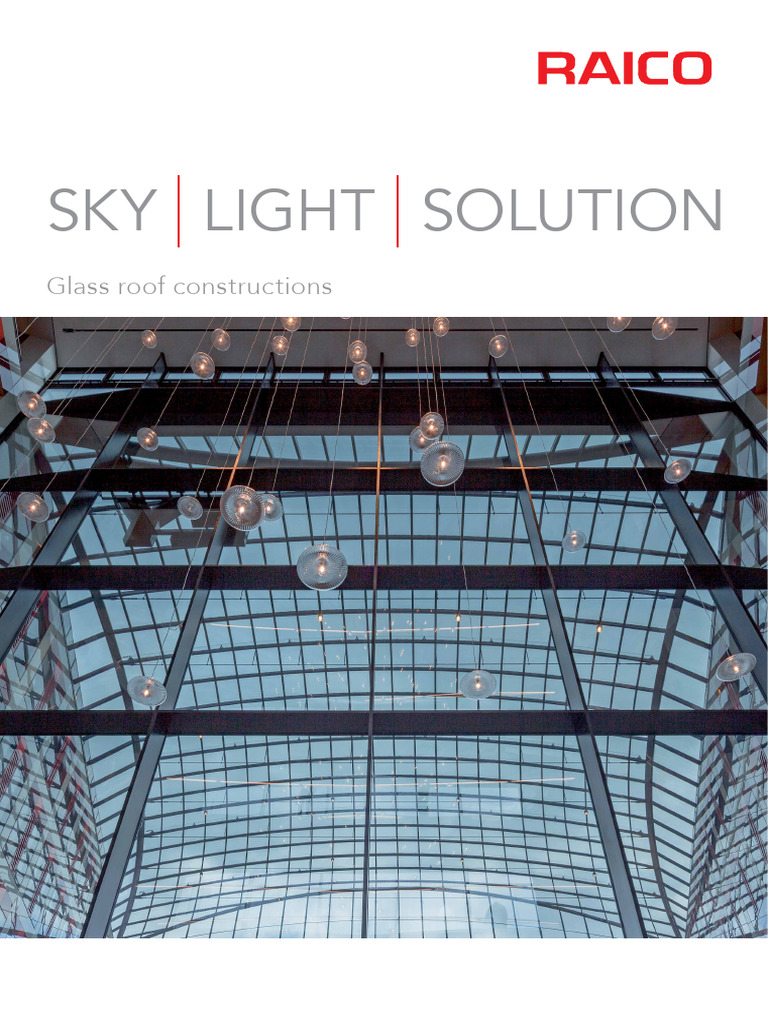 Raico Bro Glass Roof Constructions en 2020 03 Web | PDF | Roof ...