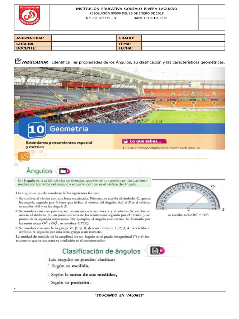 GUIA 10G - I - 01 10 03 Geomet ColGRiL | PDF
