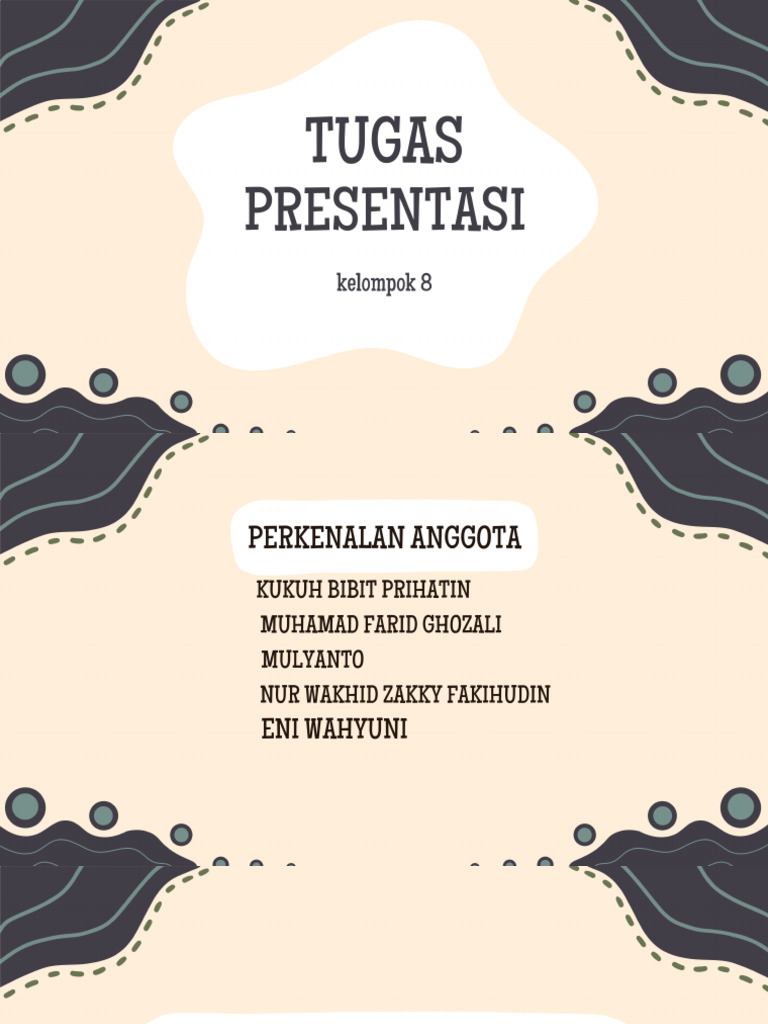 Tugas Presentasi kel 8 | PDF