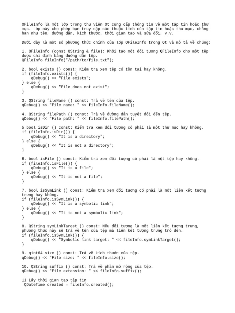 QFileInfo | PDF