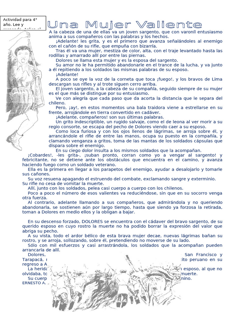 Una Mujer Valiente | PDF