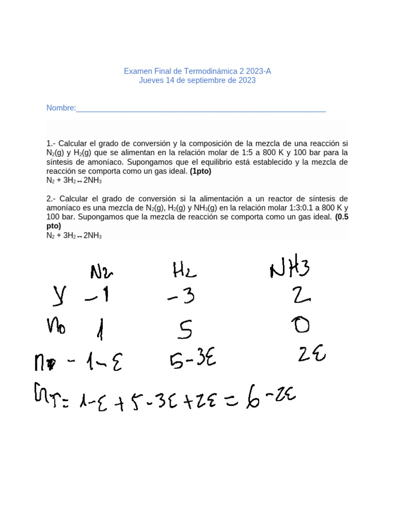 Ejemplo de Examen Final 2do Bimestre | PDF