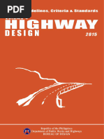 DPWH Min. Design Standard For Industry ROADS | PDF | Road | Road Surface