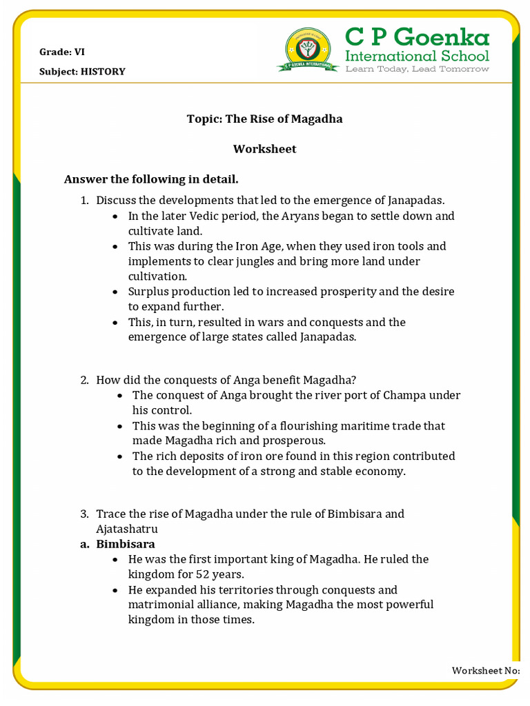 Rise of Magadha: Key Developments | PDF | Asia