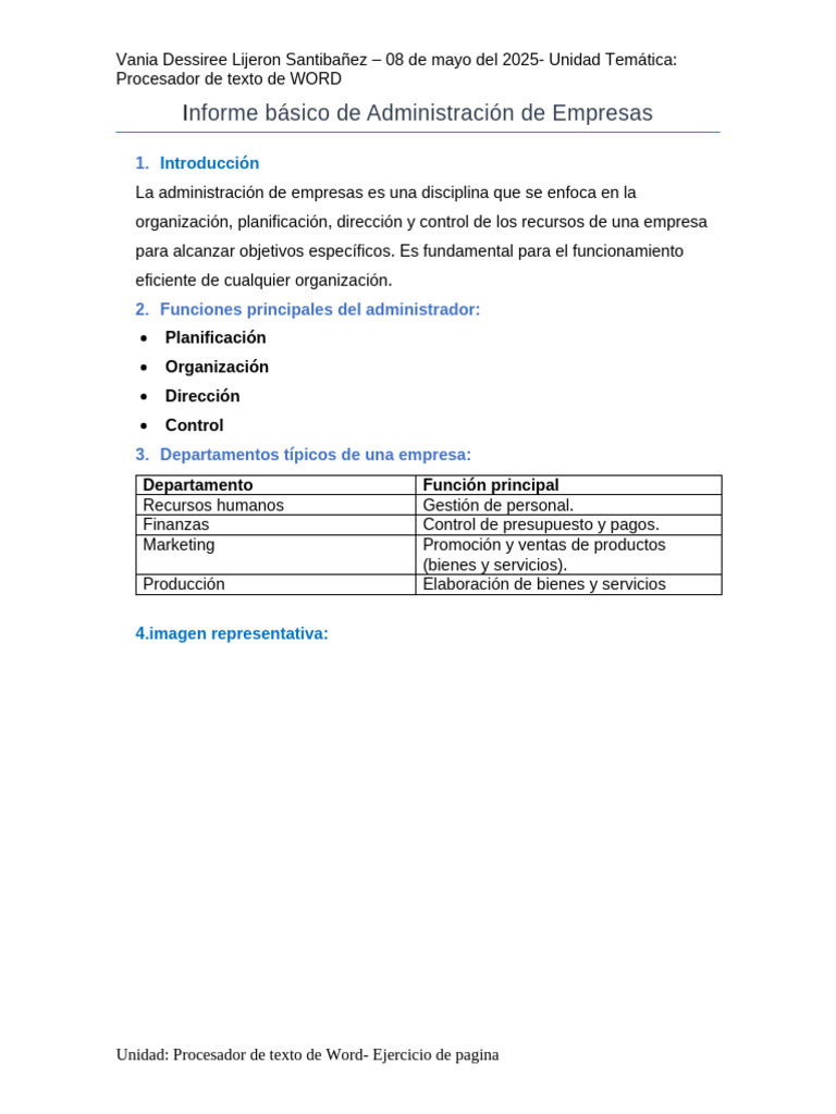 Inf.emp. Practica | PDF