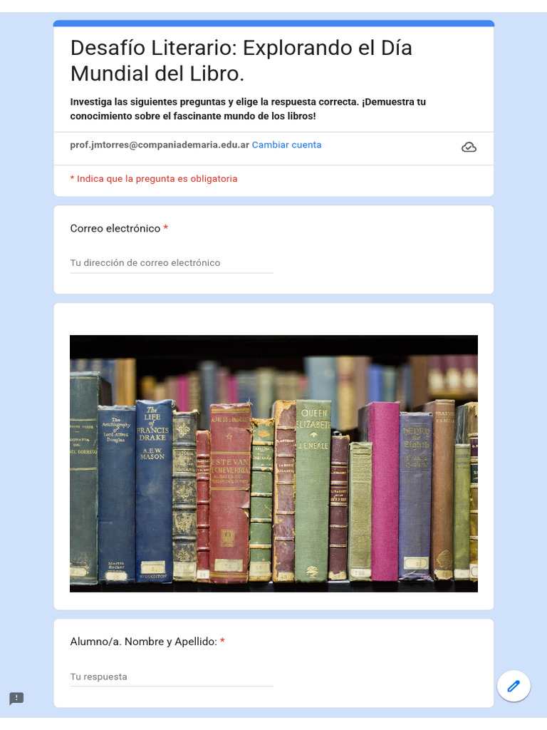 Desaf-O Literario - Explorando El D-A Mundial Del Libro | PDF | Libros | Don Quijote