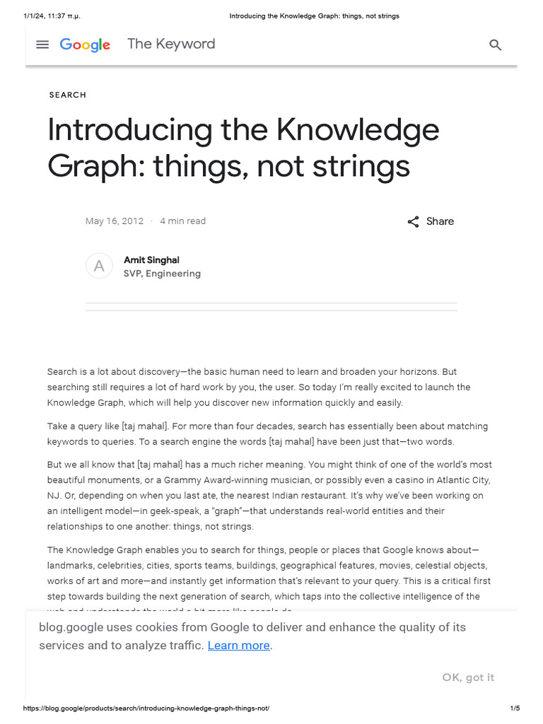 2012_Google_Singhai_Introducing the Knowledge Graph_ things, not strings | PDF
