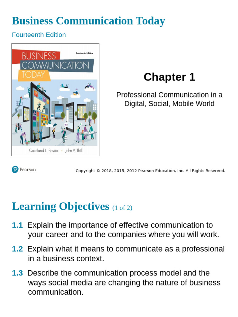 CCOM Power Point Bovee CH01 PPT (1) | PDF | Communication | Mobile ...