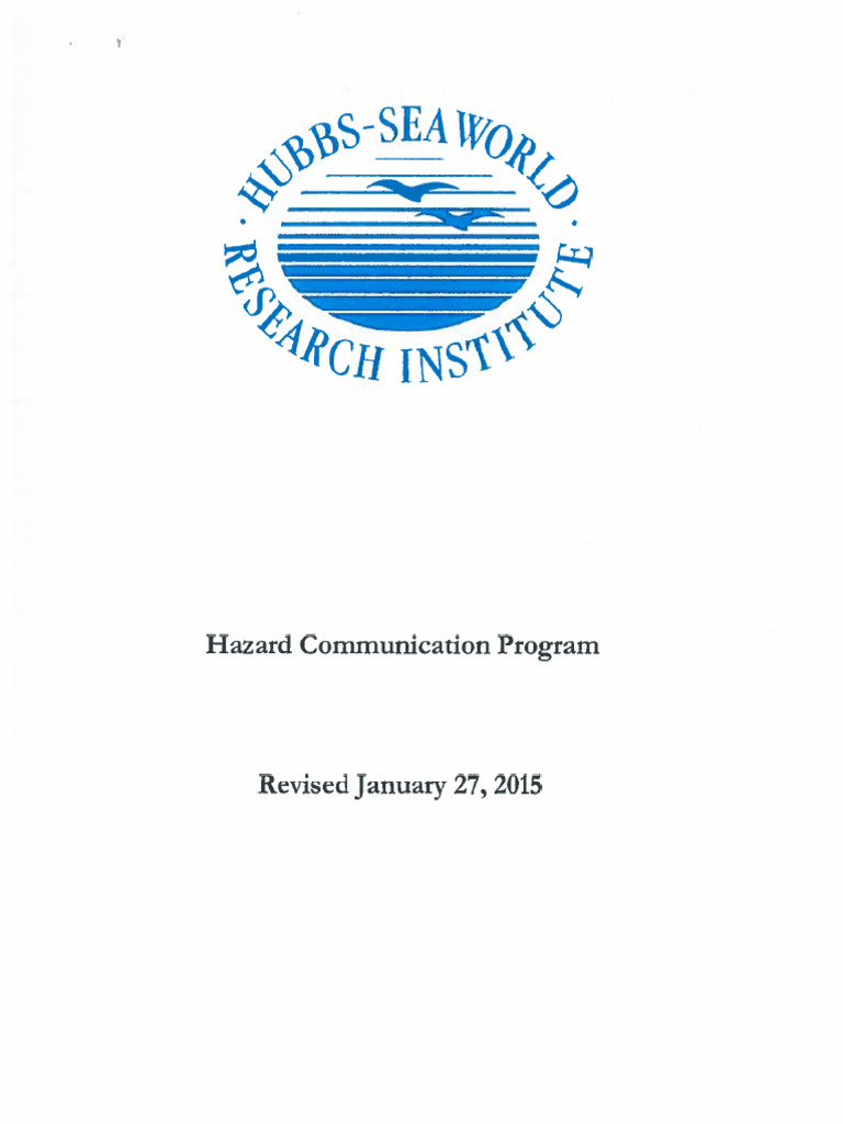 Hazard Communication Program | PDF