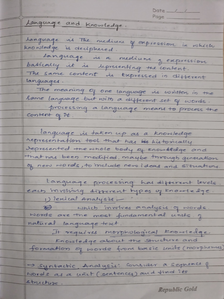 NLP Notes | PDF