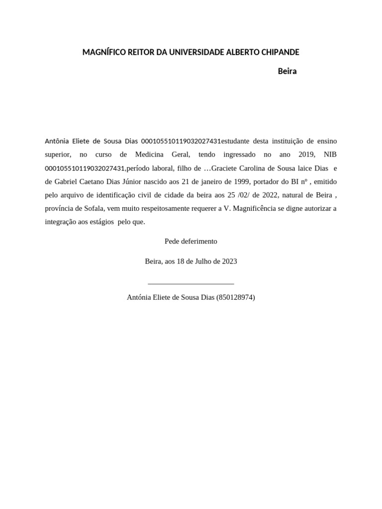 Carta Antónia | PDF