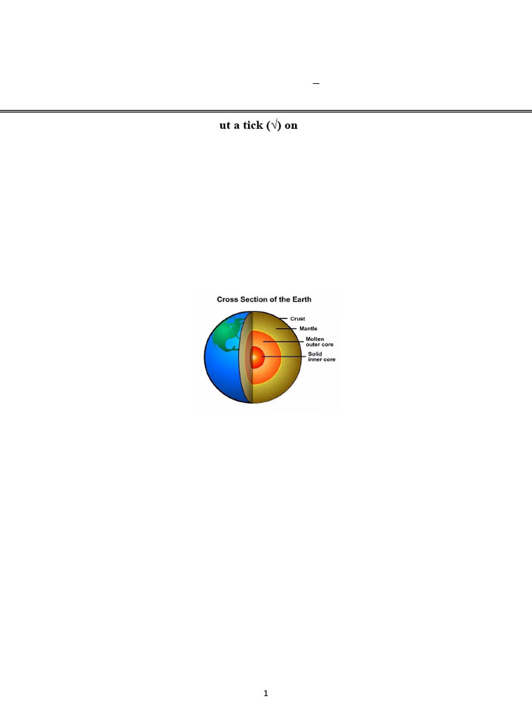RWS3 - Unit 6 - Midterm 24 To 25 | PDF | Volcano | Earth