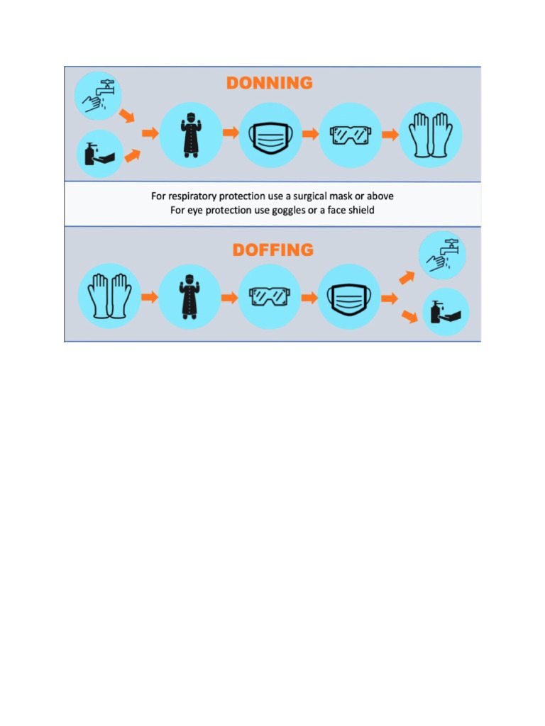 PPE Donning and Doffing Guide | PDF
