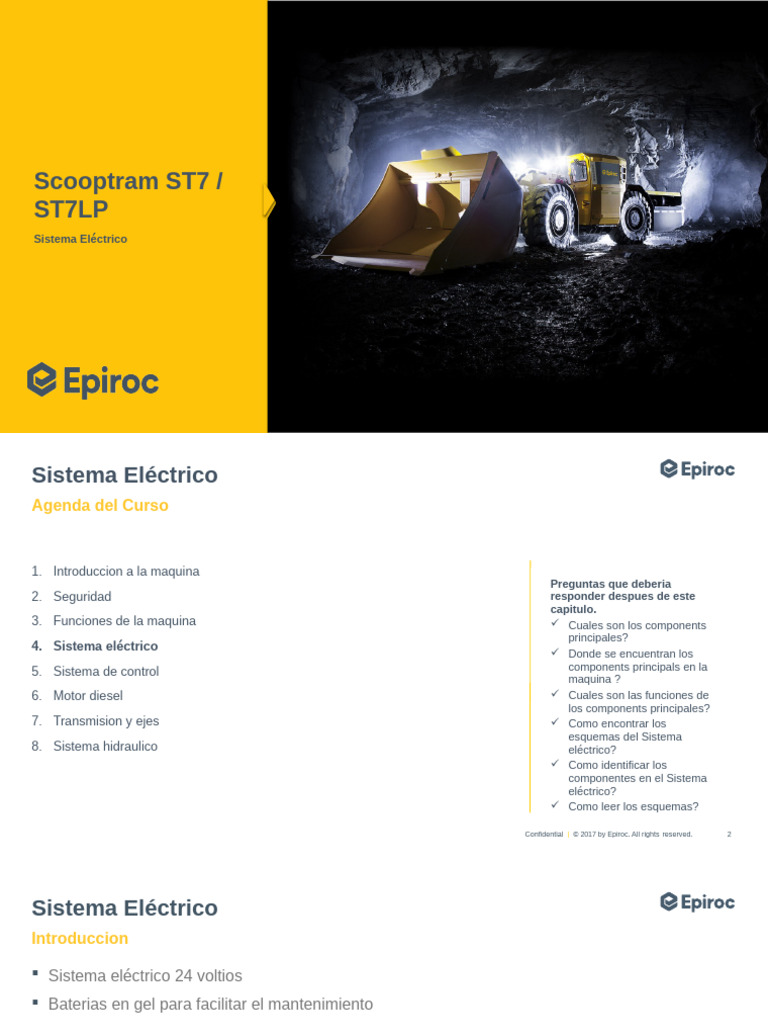 Epiroc Scooptram ST7 Electrical System Guide | PDF | Equipment ...