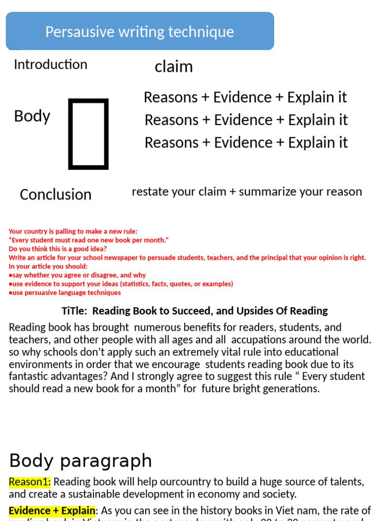 persausive writing techniques | PDF | Persuasion | Cognition