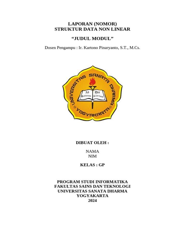 Format Laporan SDNL GP | PDF