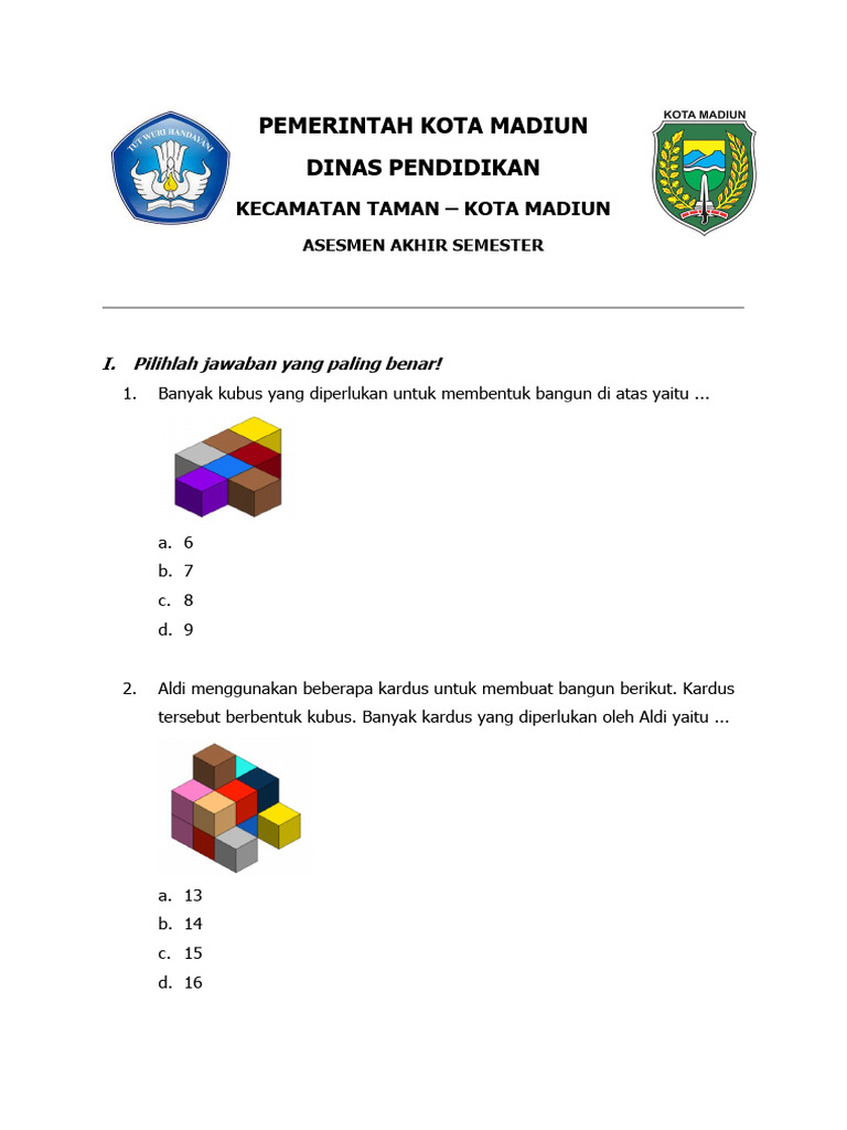 Soal Aas 2 Matematika | PDF