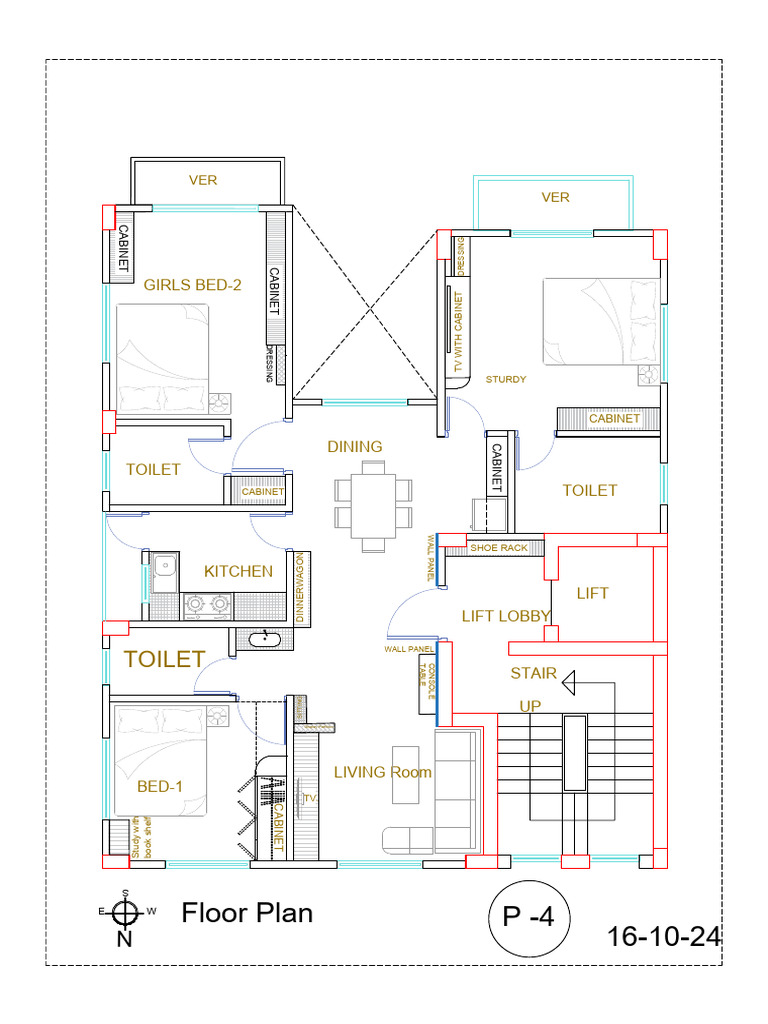 Boshundhora Block M 2D Plan-Model | PDF