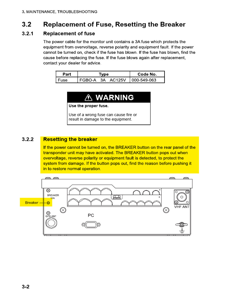FA150 Breaker Transponder | PDF