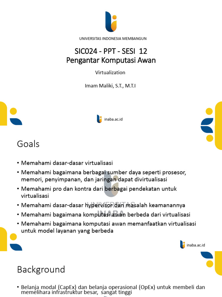 Materi 12 Virtualization | PDF