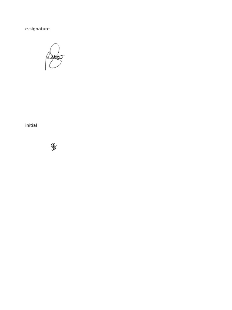 E Sign | PDF