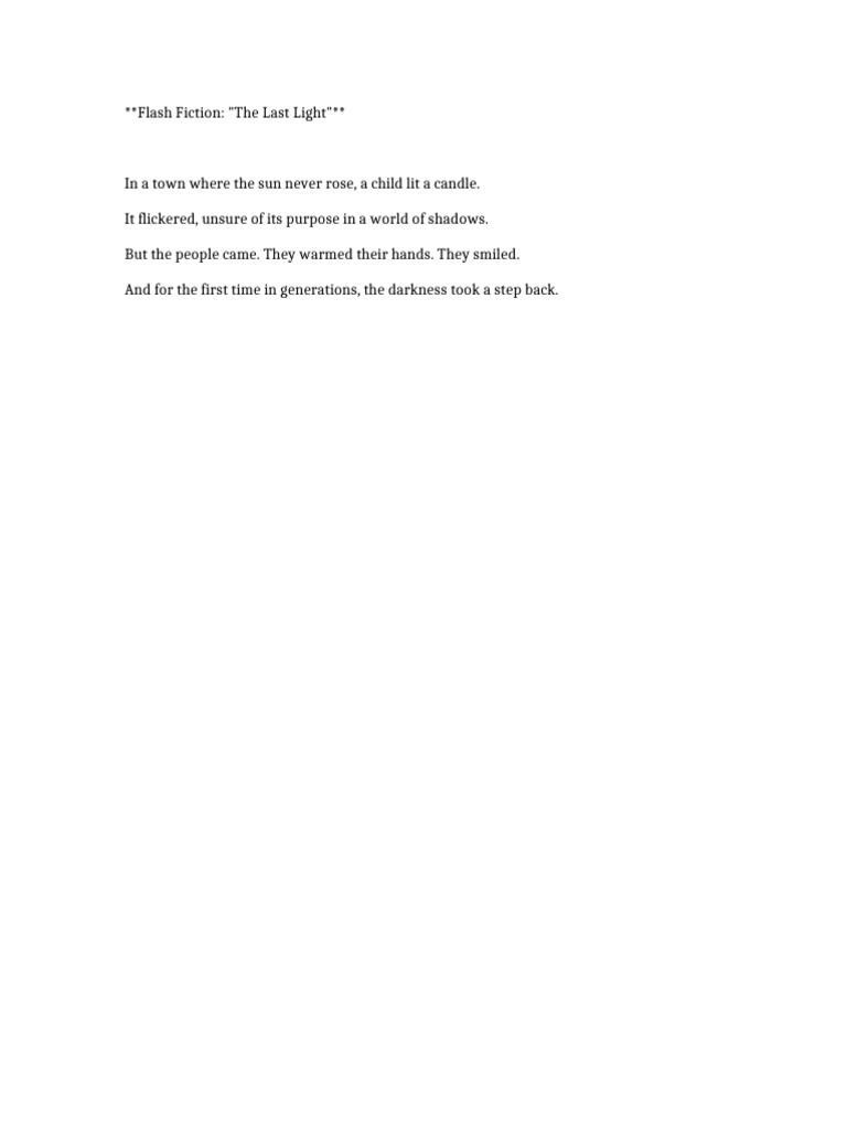 Short Story | PDF