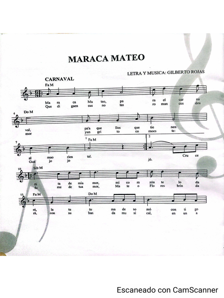 Maraca Mateo | PDF