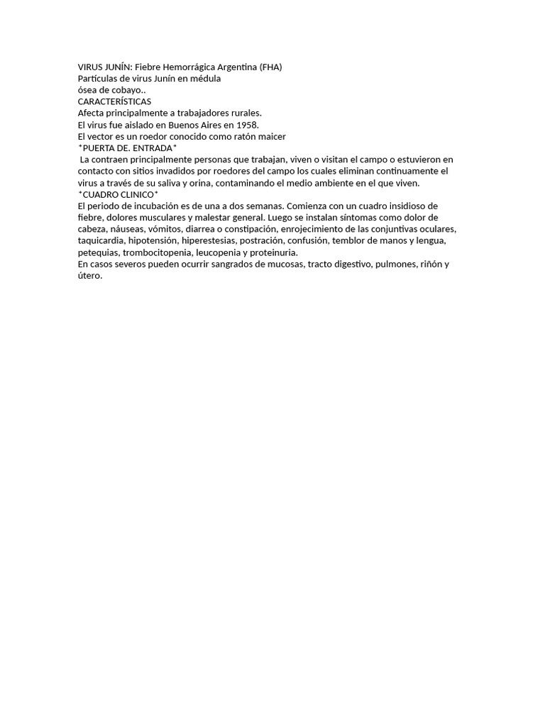Virus Junin | PDF