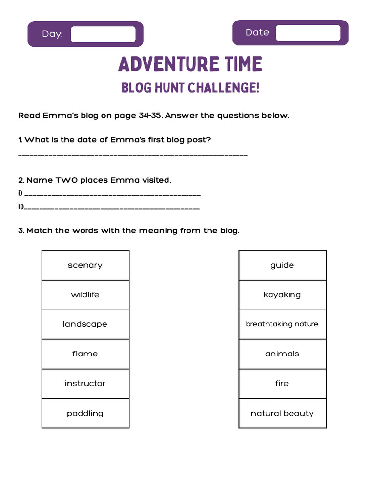 Y6 Blog Post | PDF