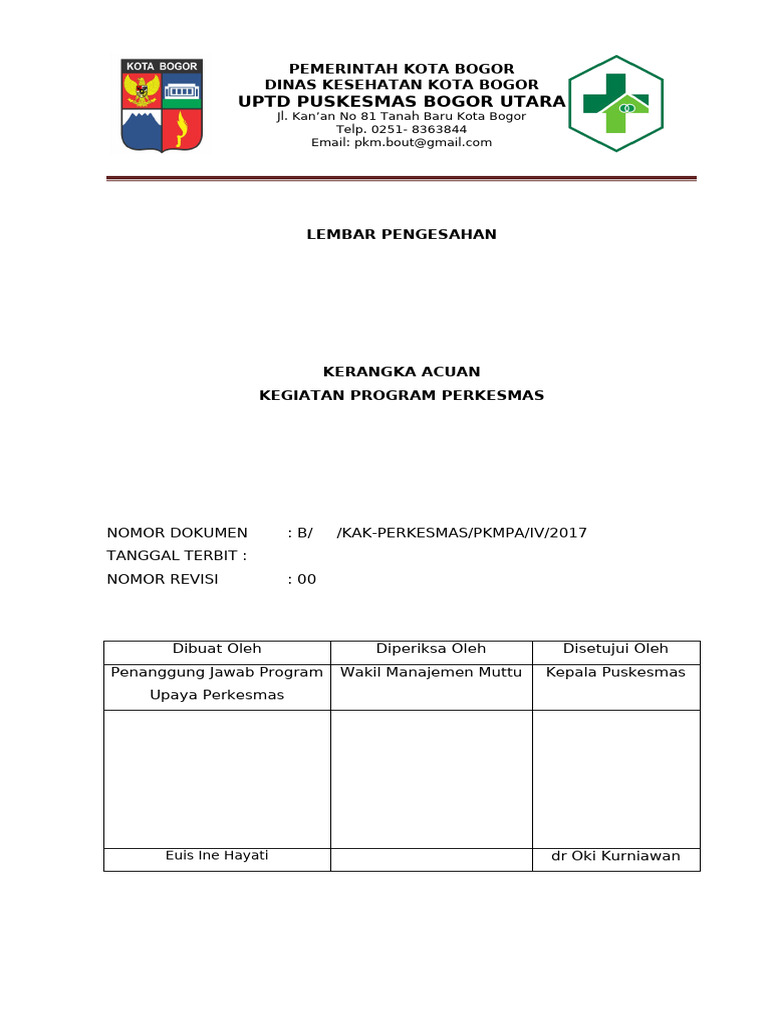 Program Perkesmas Kota Bogor 2023 | PDF