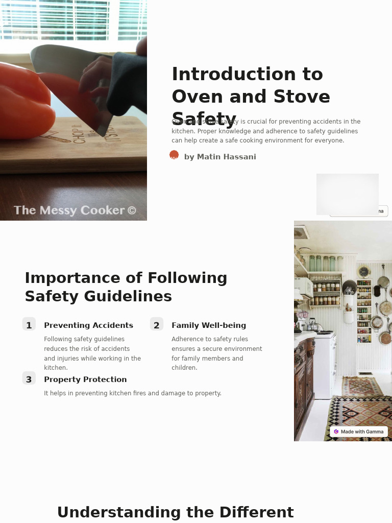 Introduction To Oven and Stove Safety | PDF | Oven | Stove