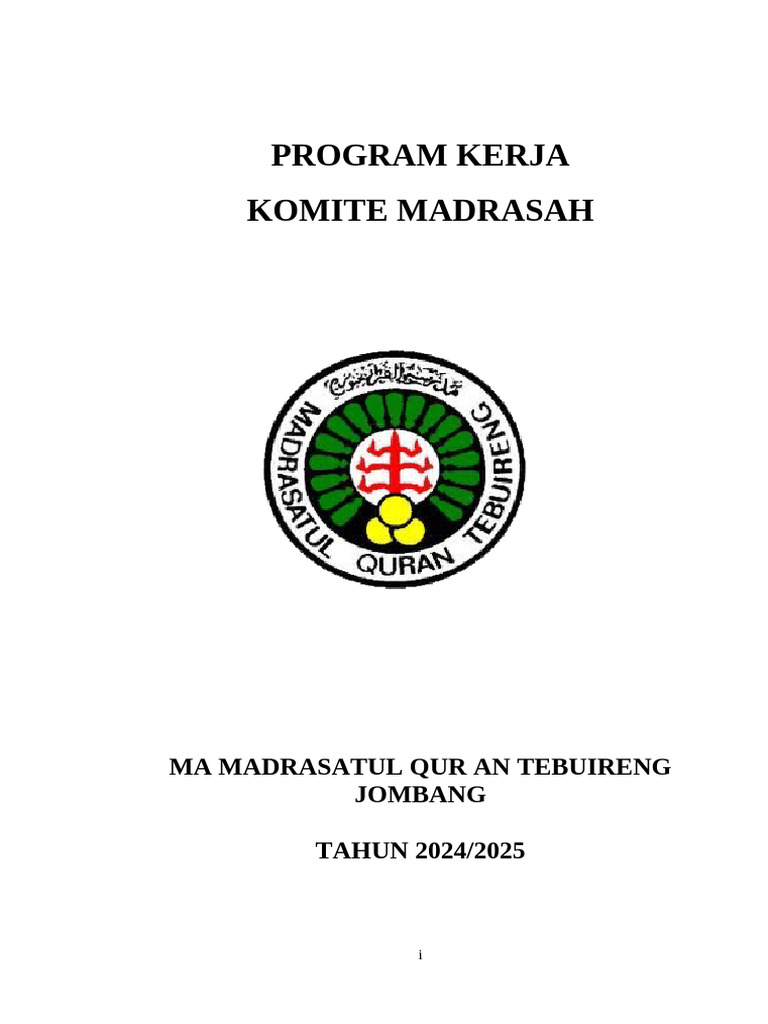 PROGRAM KERJA Komite NEW 2024 | PDF