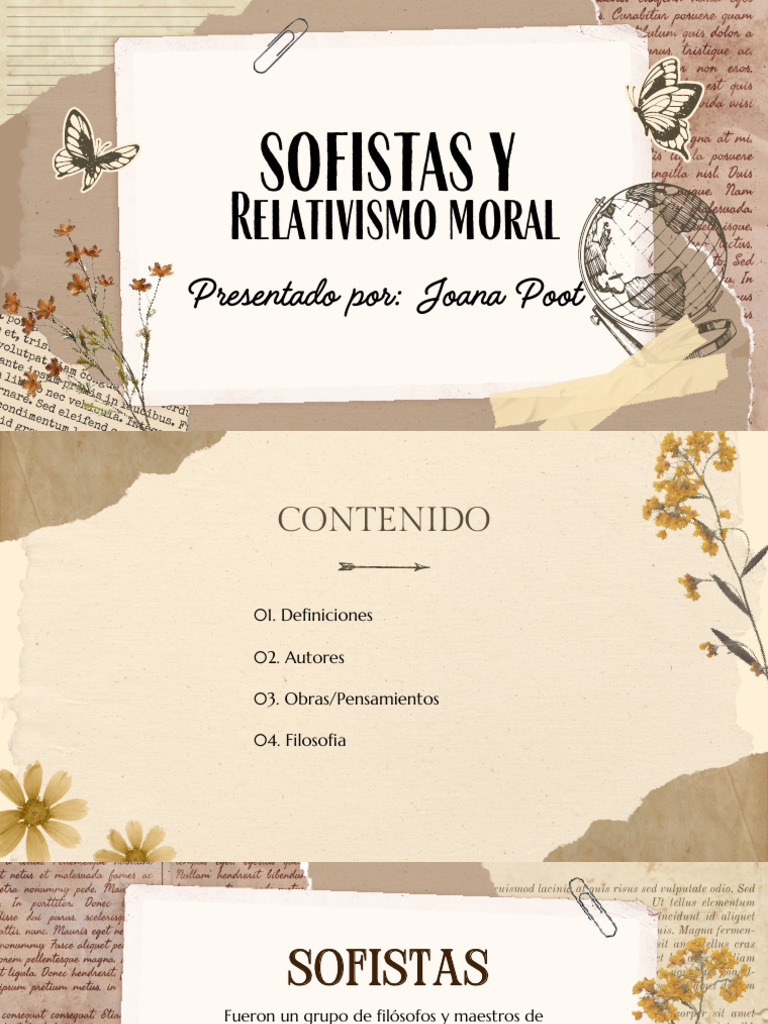 Sofistas Exposicion | PDF | Relativismo | Moralidad