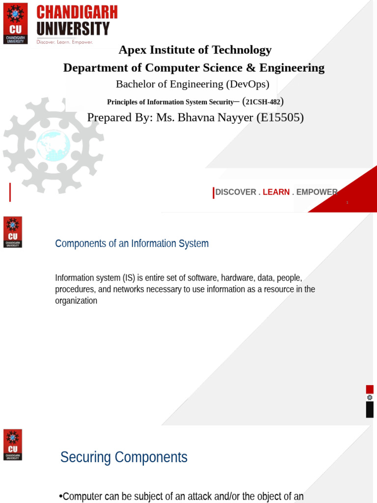 Apex Institute of Technology Department of Computer Science & Engineering | PDF