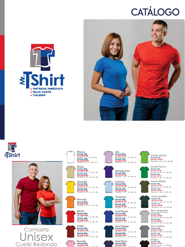 Catálogo Mr.T-Shirt | PDF