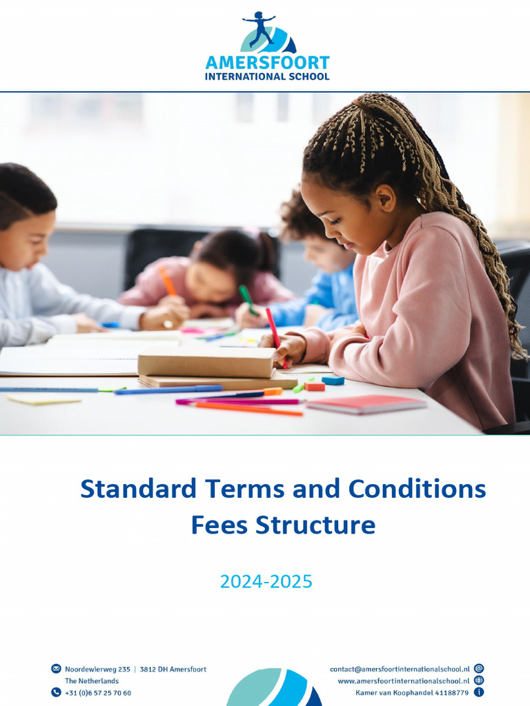 Ais Standard Terms and Conditions 2024 2025 | PDF | Tuition Payments | Payments