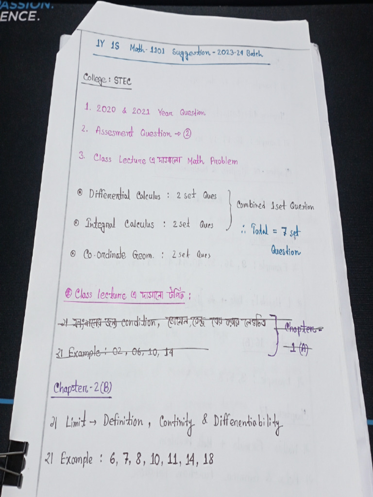 MATH 1101 Update Suggestion (1) | PDF